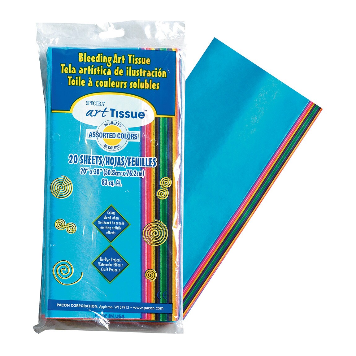 Pacon - Spectra Art Tissue Sheet - 20-Sheet Pack - Assorted | Michaels