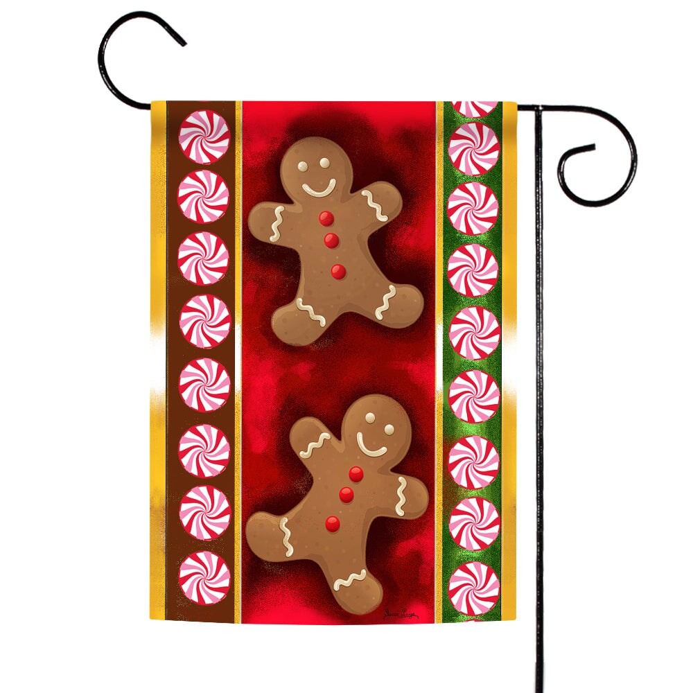 Gingerbread Men Decorative Christmas Flag, Size: 12 in x 18 in | Michaels