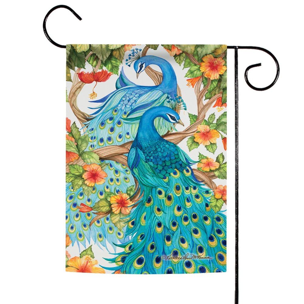 Precious Peacocks Decorative Bird Flag | Michaels