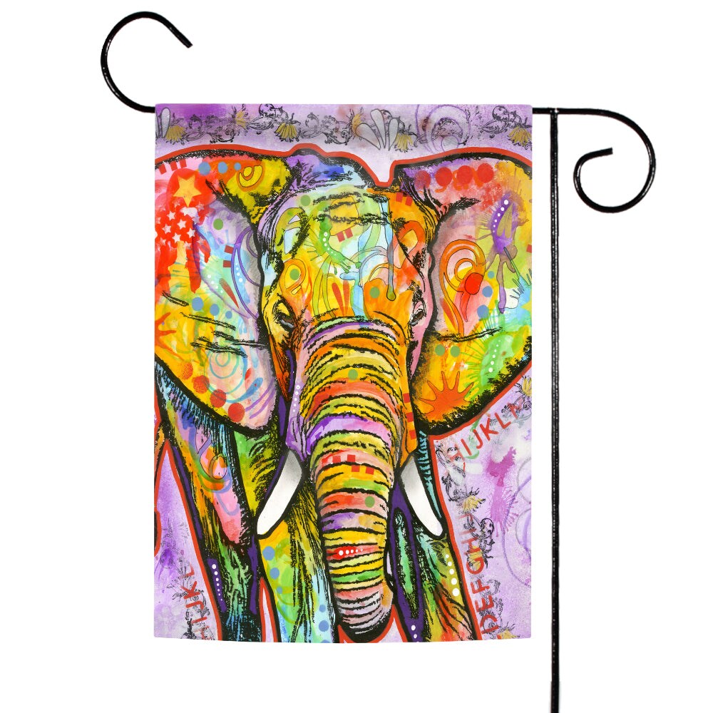 Neon Elephant Decorative Elephant Flag | Michaels