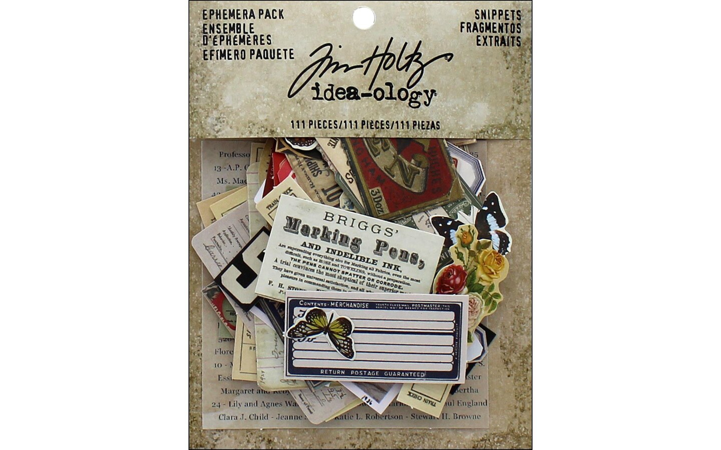 Tim Holtz Idea-ology Ephemera Pack | Michaels