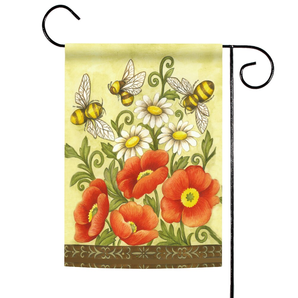 Bees & Wildflowers Decorative Flower Flag | Michaels