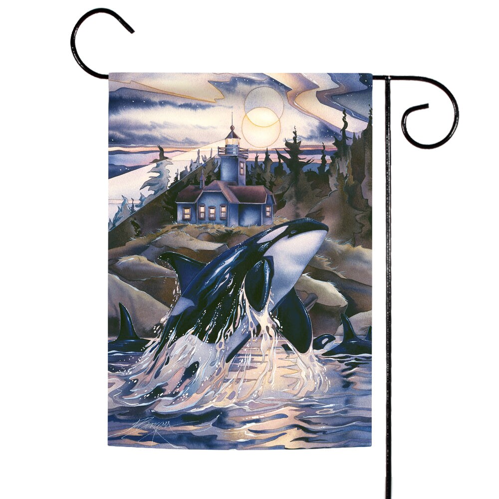 Leaping Orca Decorative Orca Flag | Michaels