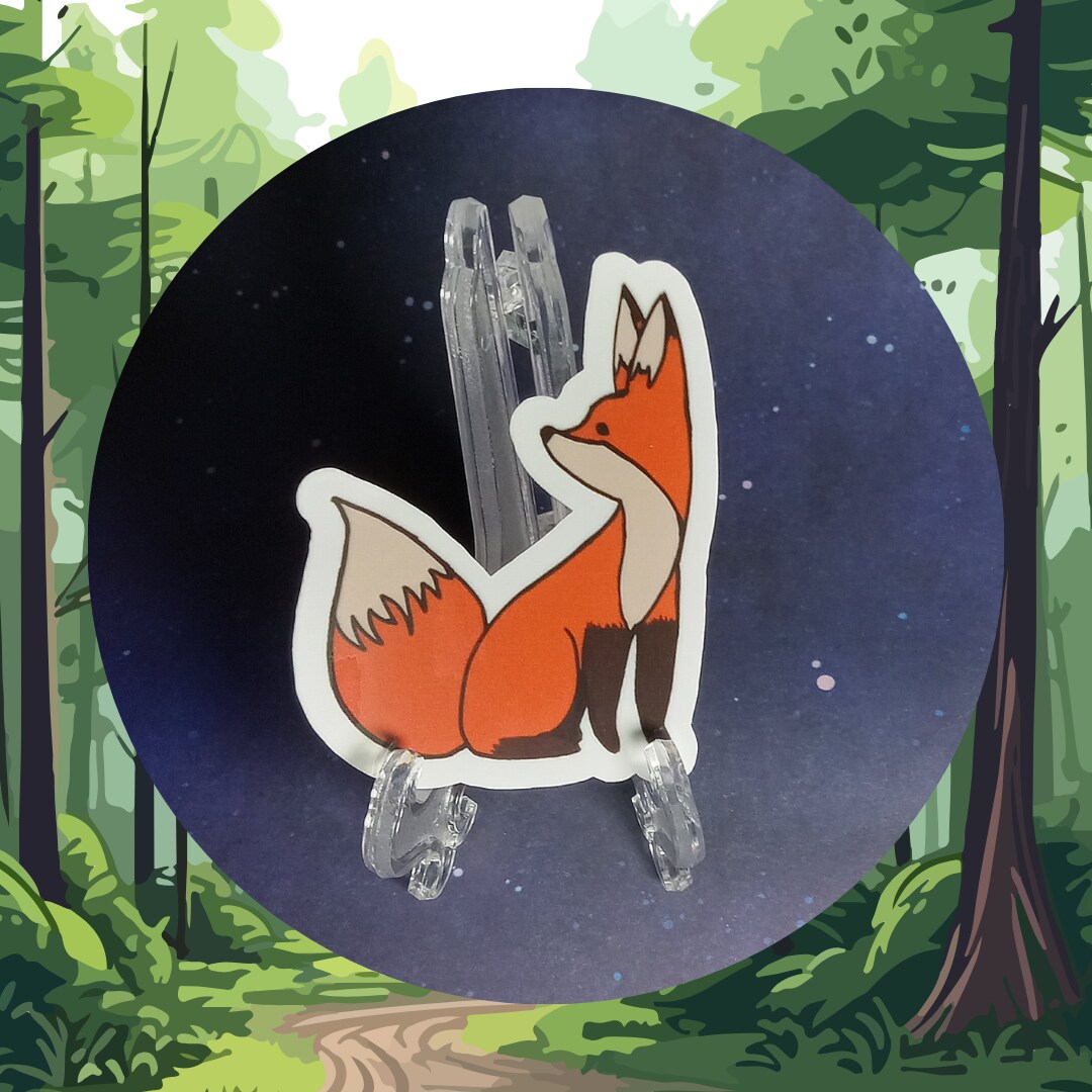 Fox Sitting Vinyl Sticker UV Resistant, Waterproof | MakerPlace by Michaels