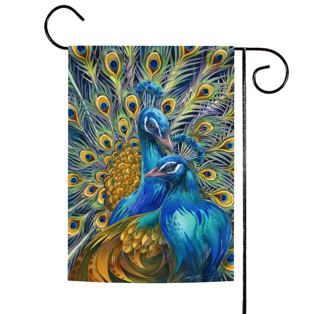 Pair of Peacocks Decorative Bird Flag | Michaels