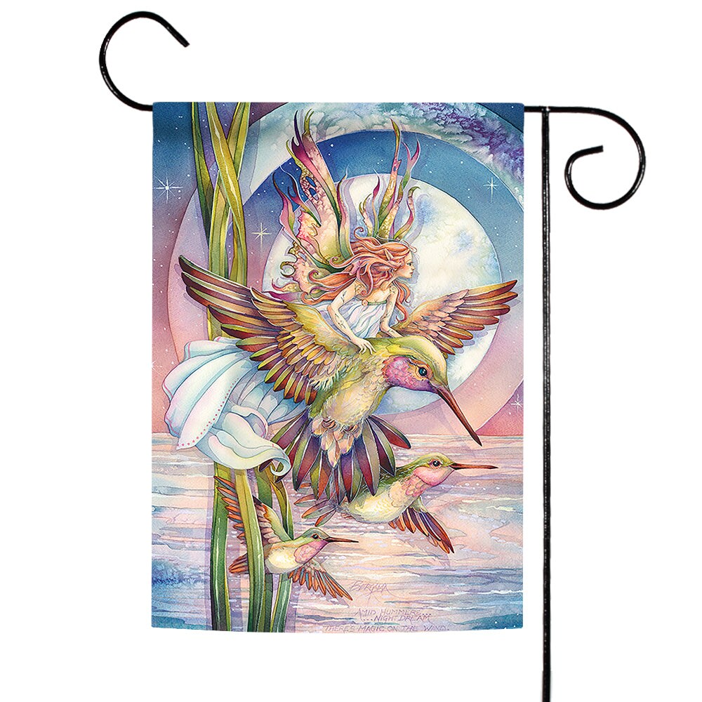 Mystical Flight Decorative Hummingbird Flag | Michaels