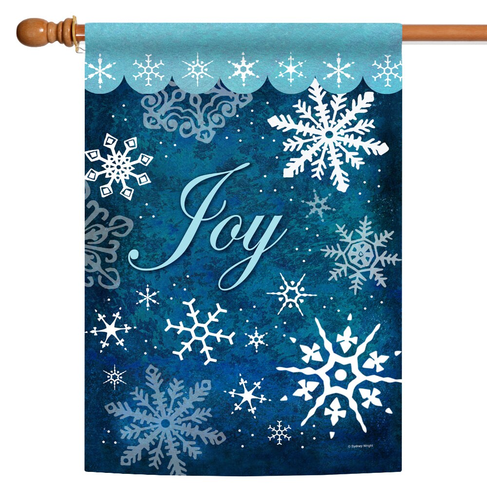 Snowflake Flurries Decorative Winter Flag | Michaels