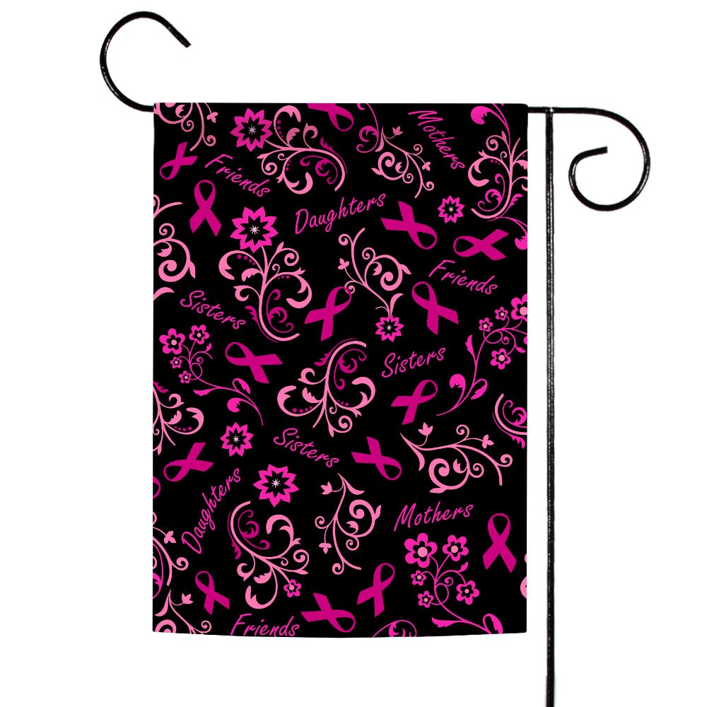 Pink Ribbon Collage Decorative Breast Cancer Flag | Michaels