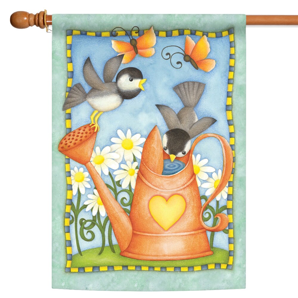 Watering Birds Decorative Bird Flag | Michaels