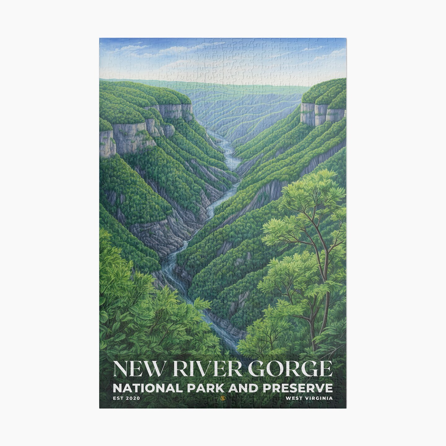 New River Gorge National Park and Preserve Jigsaw Puzzle, Family Game ...