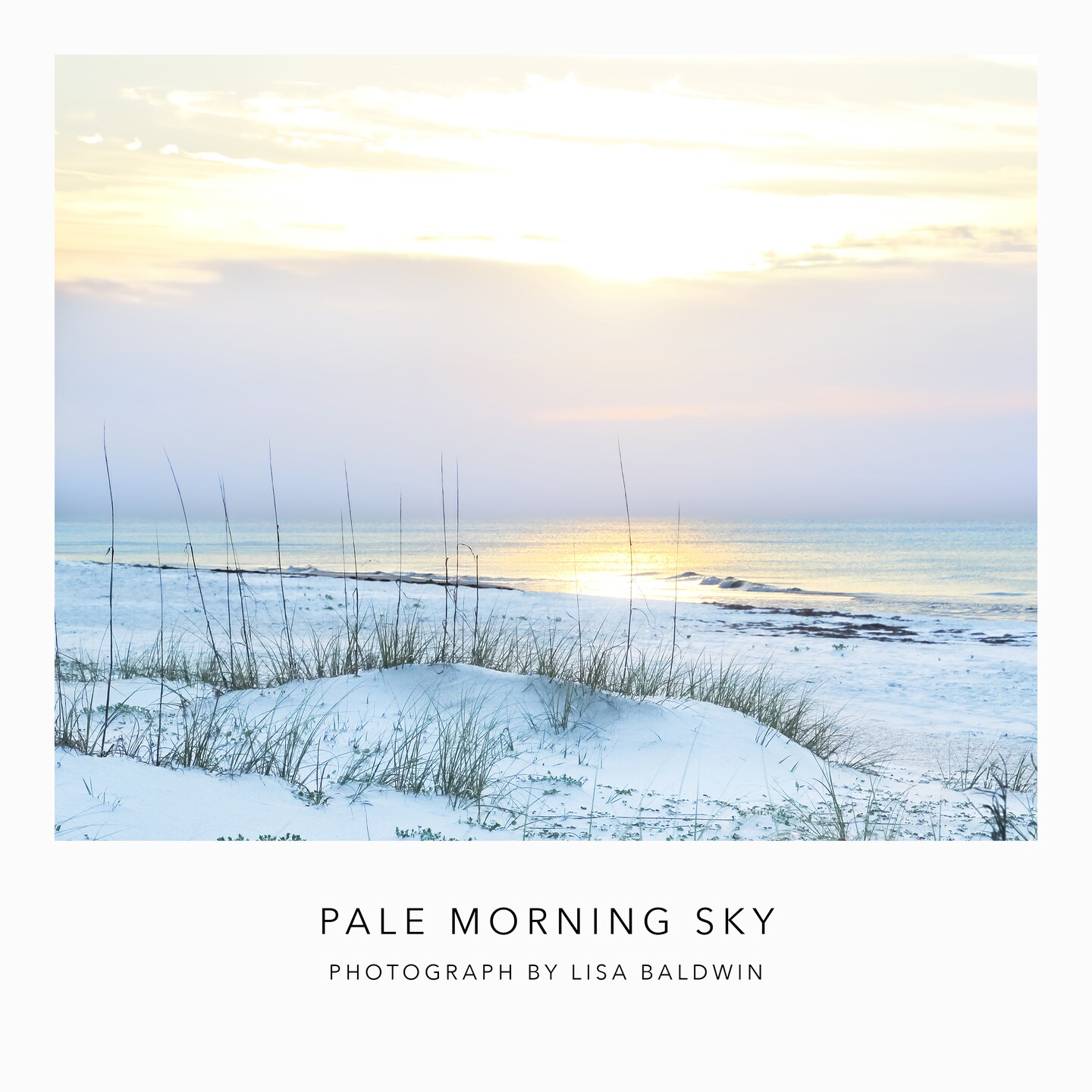 Sunrise Beach Photo - A Pale Morning Sky with the Sun Rising Over Sugar ...