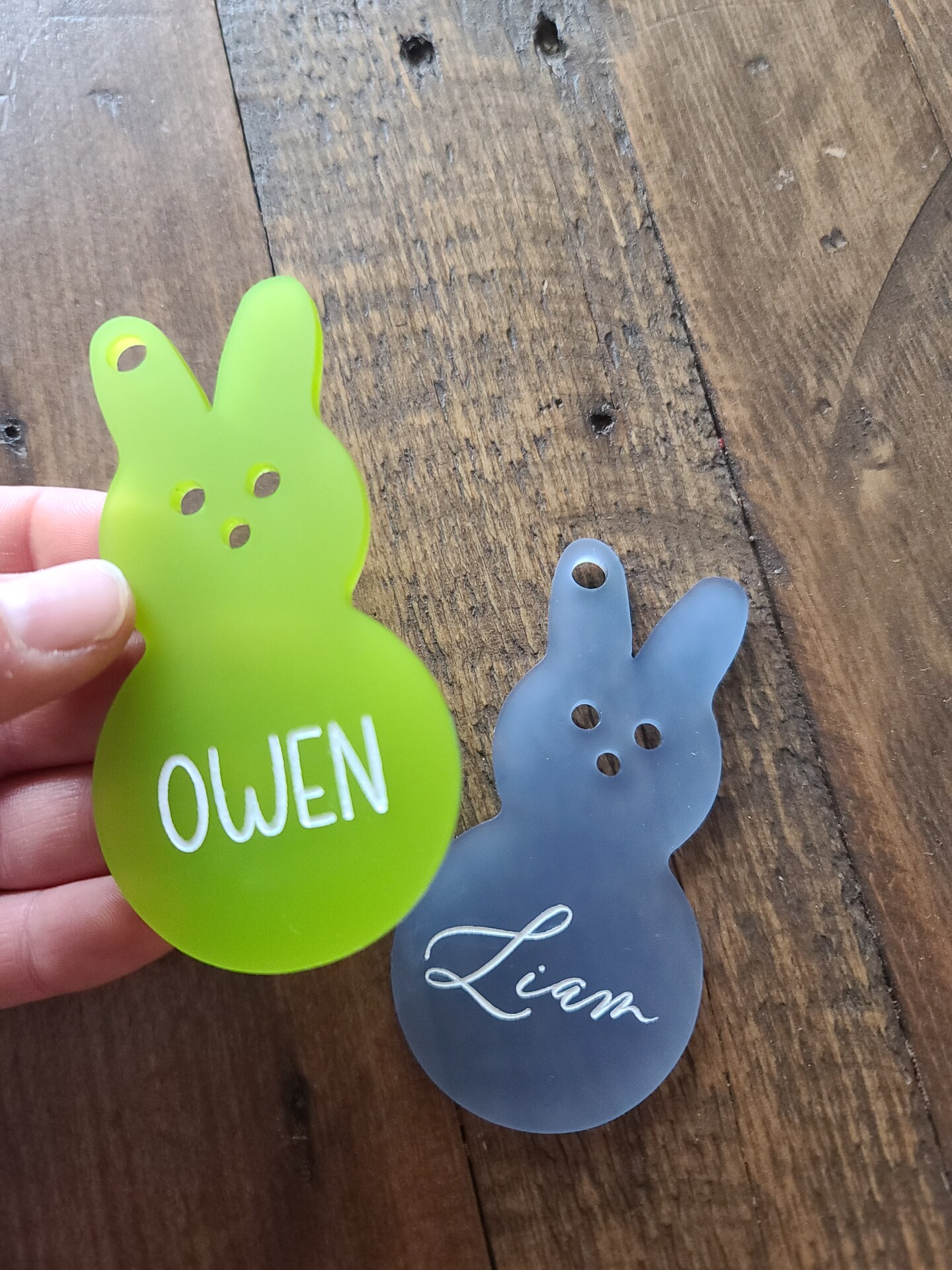 Personalized Easter basket tag, Custom Easter basket label, Easter ...