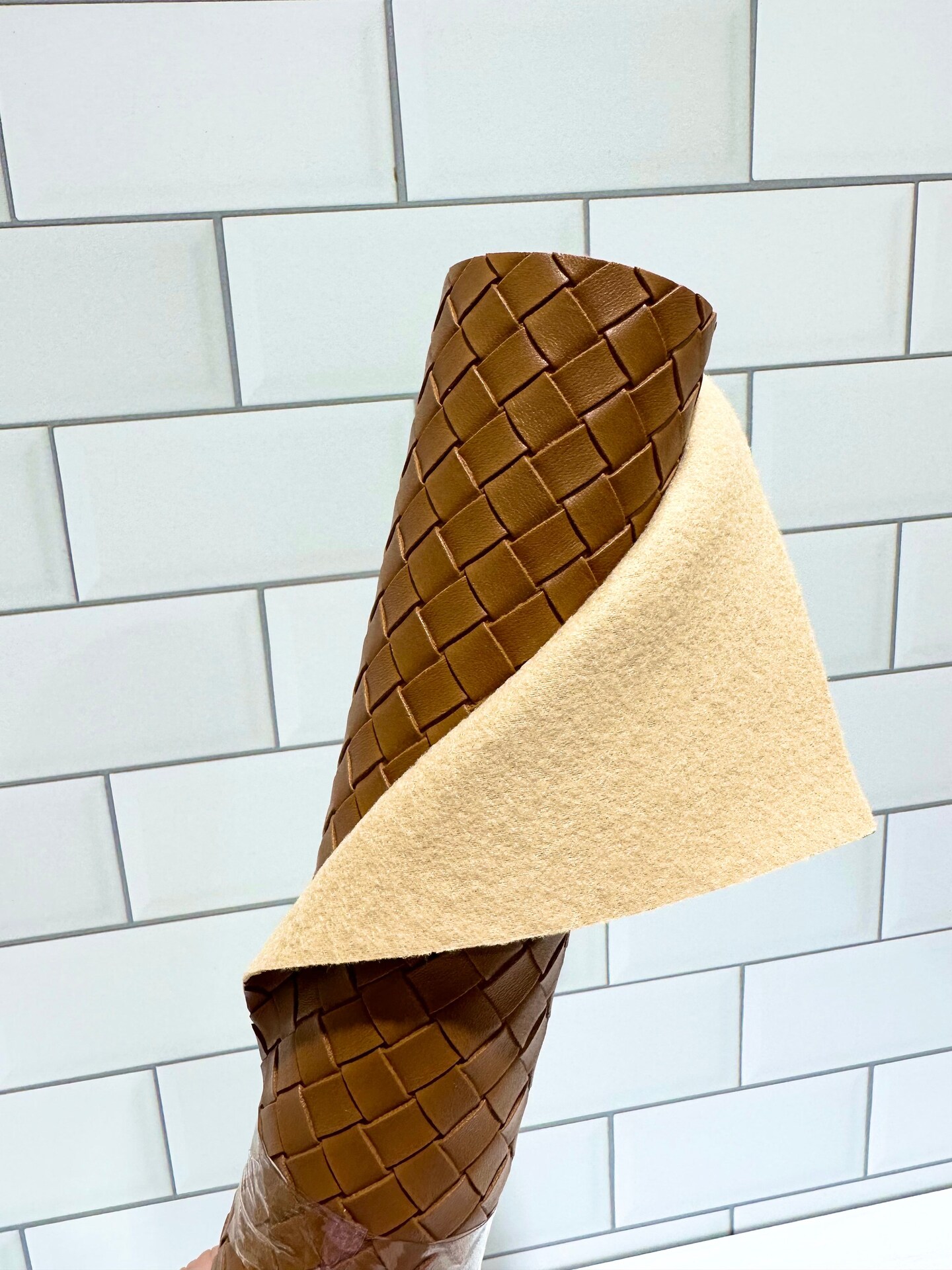 Tan Diamond Weave Vinyl | Michaels