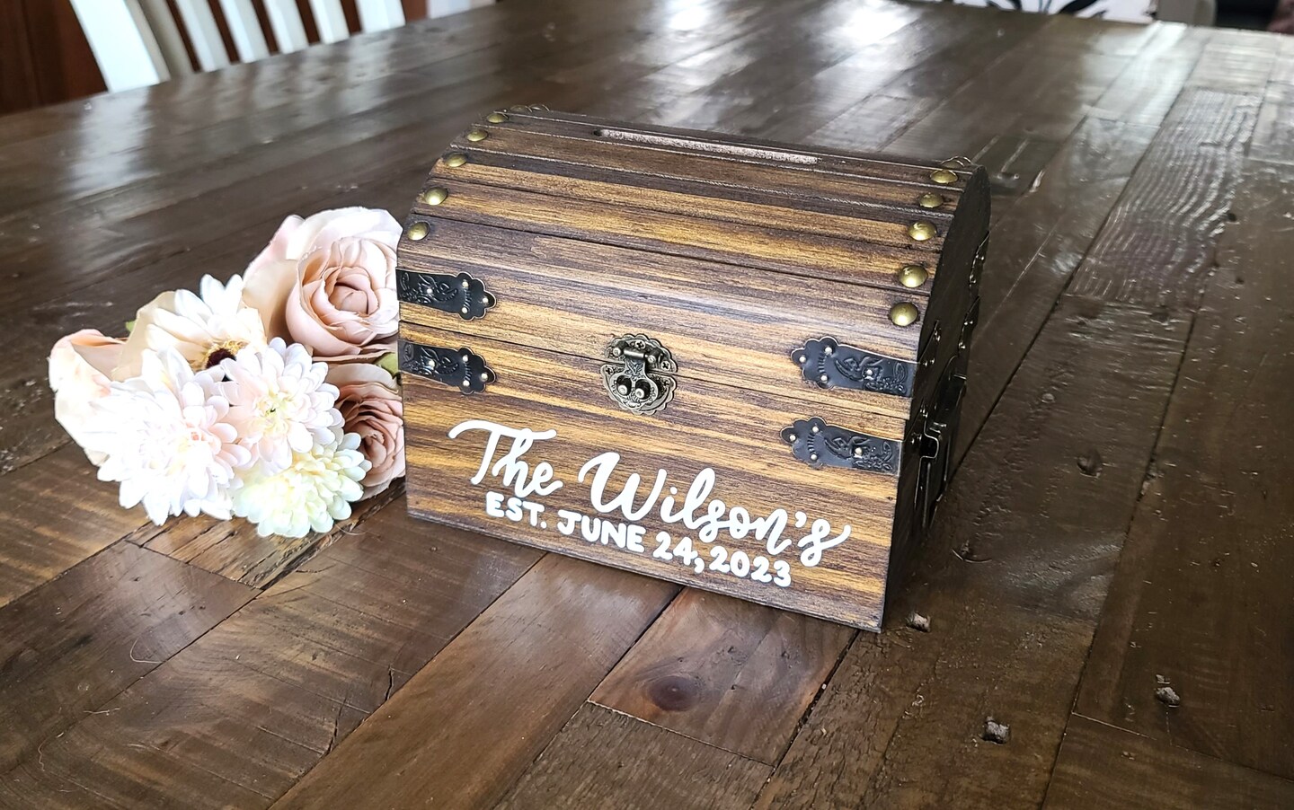Personalized graduation card chest, keepsake gift for graduate, card ...