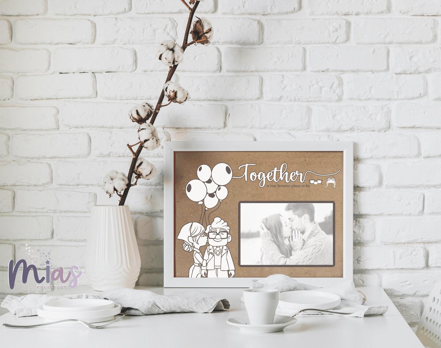 UP Inspired TOGETHER personalized photo frame | MakerPlace by Michaels
