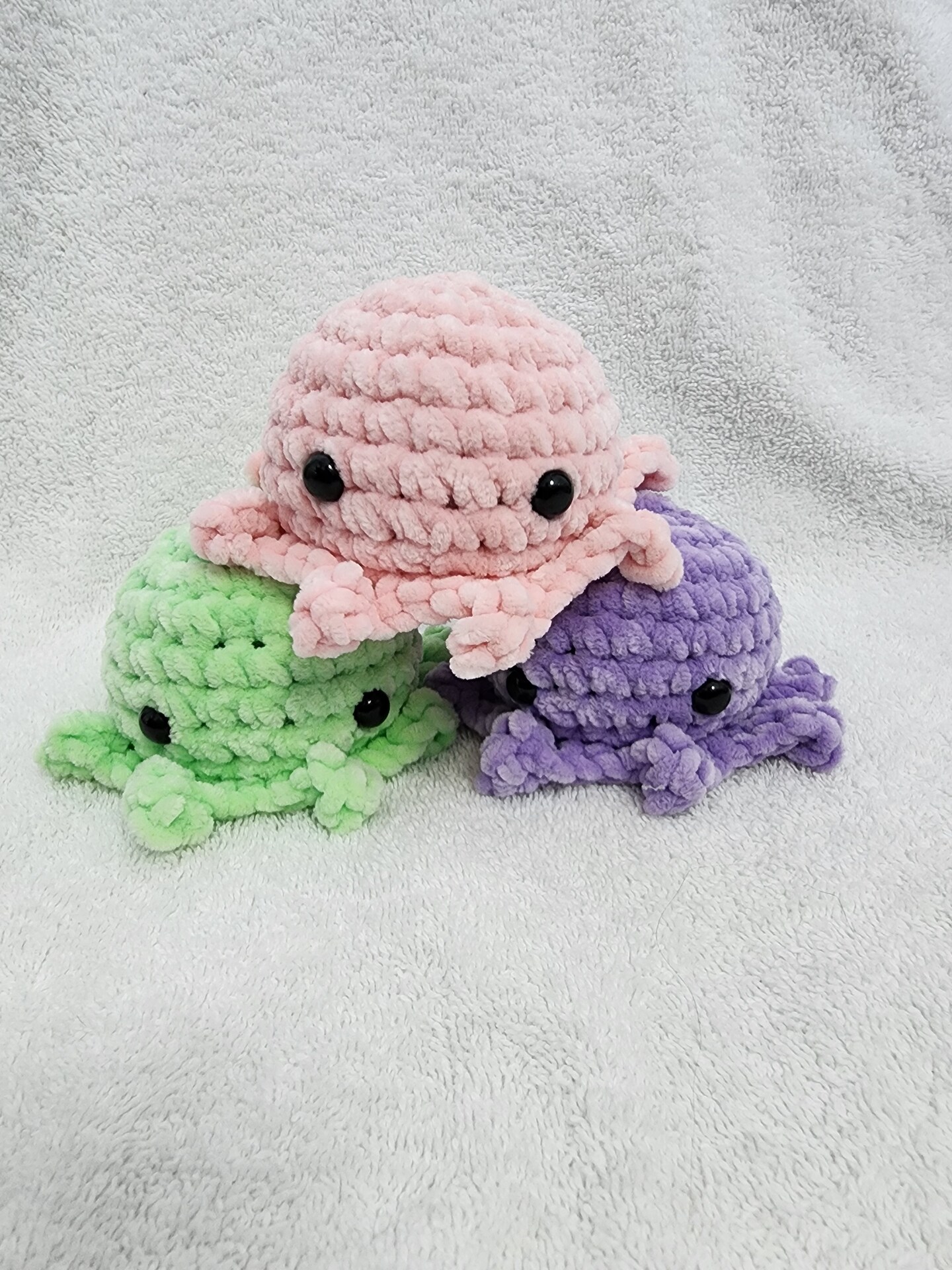 Pick 1 Chunky Octopus Amigurumi Plushie, Cute Pastel Octo Plushy ...