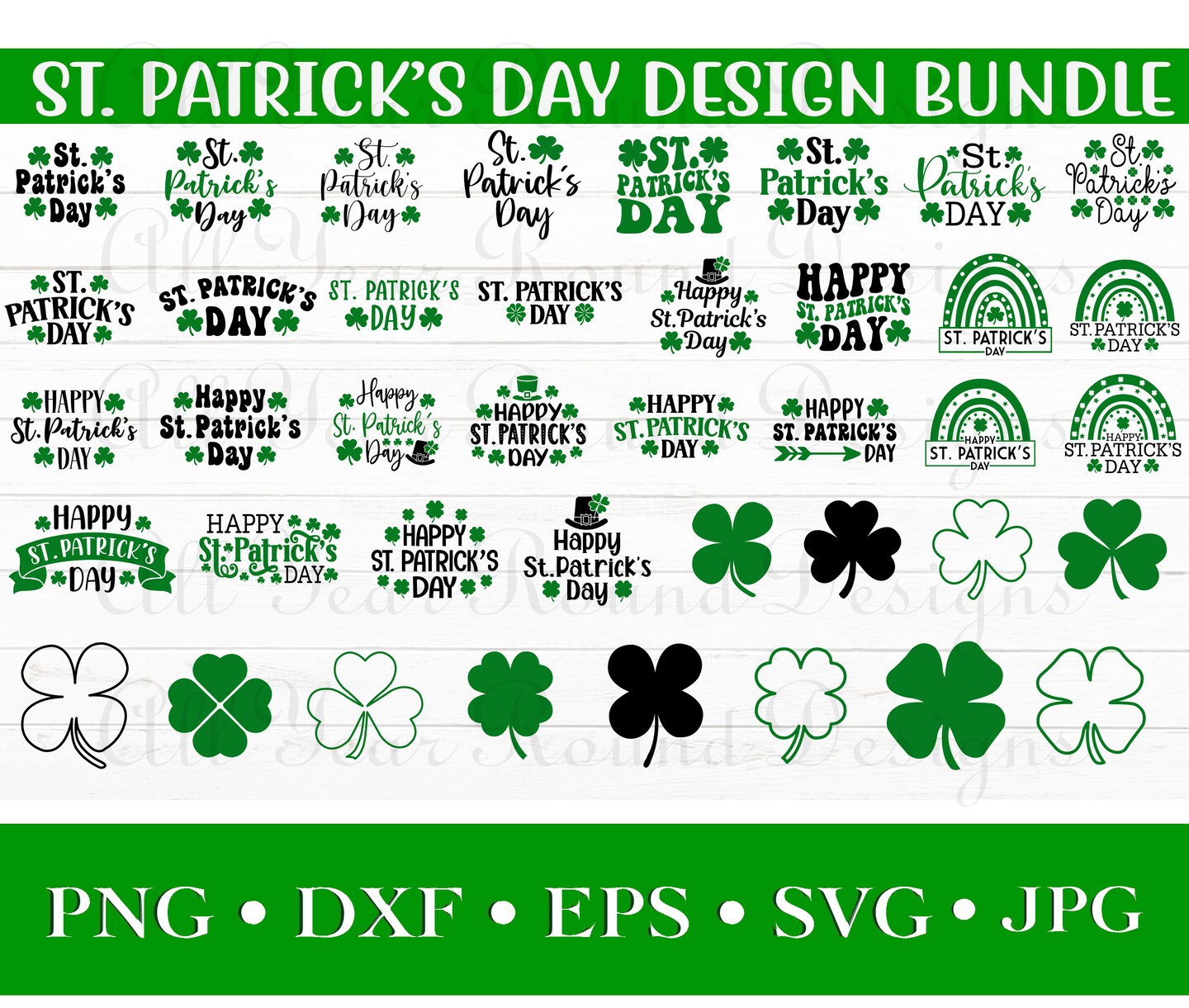 St Patricks Day Decor SVG PNG DXF EPS JPG File Digital Download, St ...