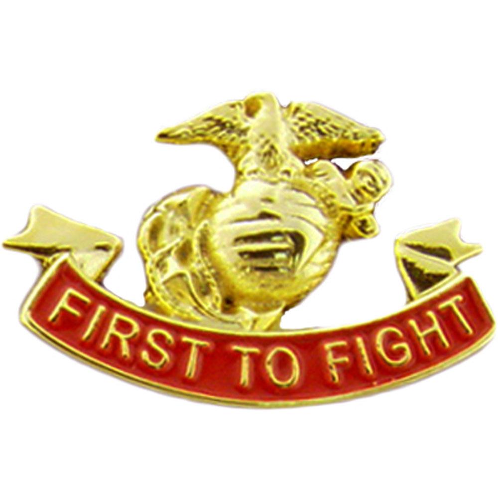 U.S.M.C. First To Fight Pin 1" | Michaels