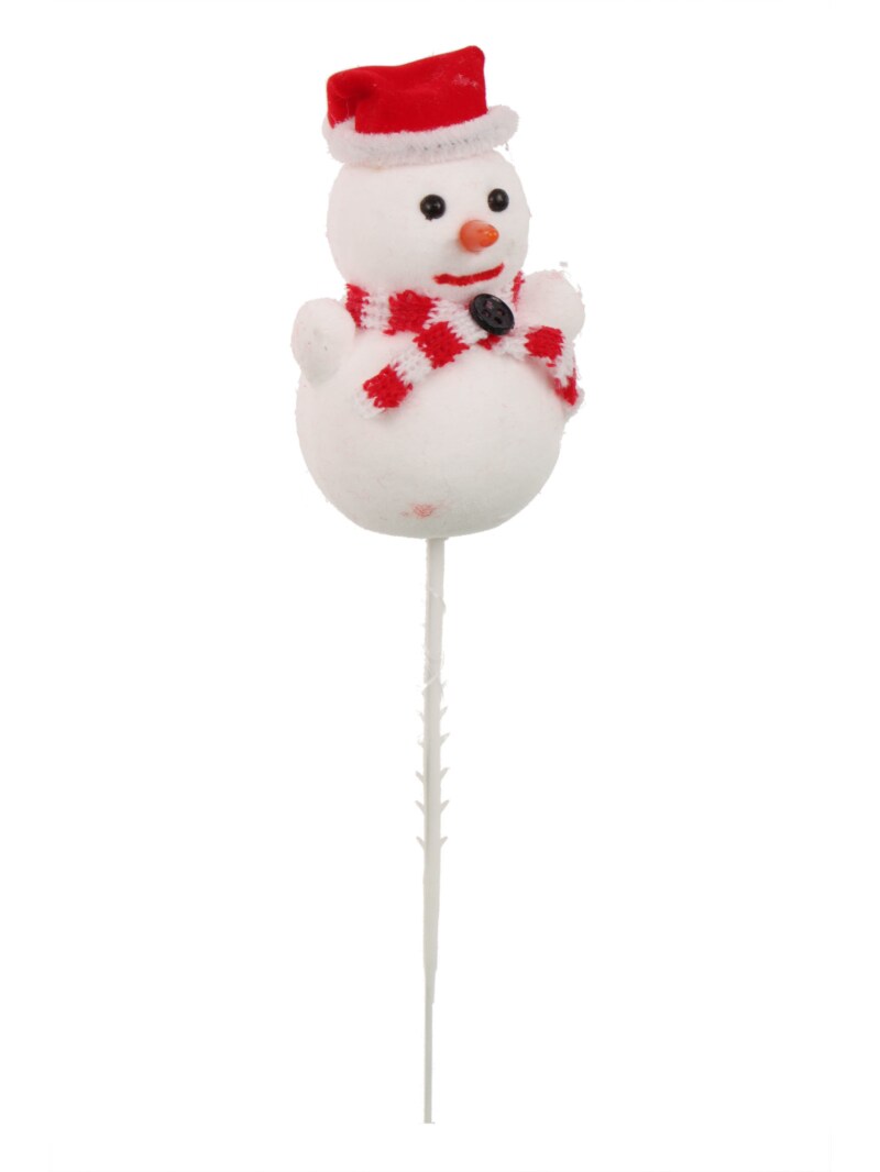 12-Pack White Snowman Picks | Festive Holiday Decor | Trees, Wreaths ...
