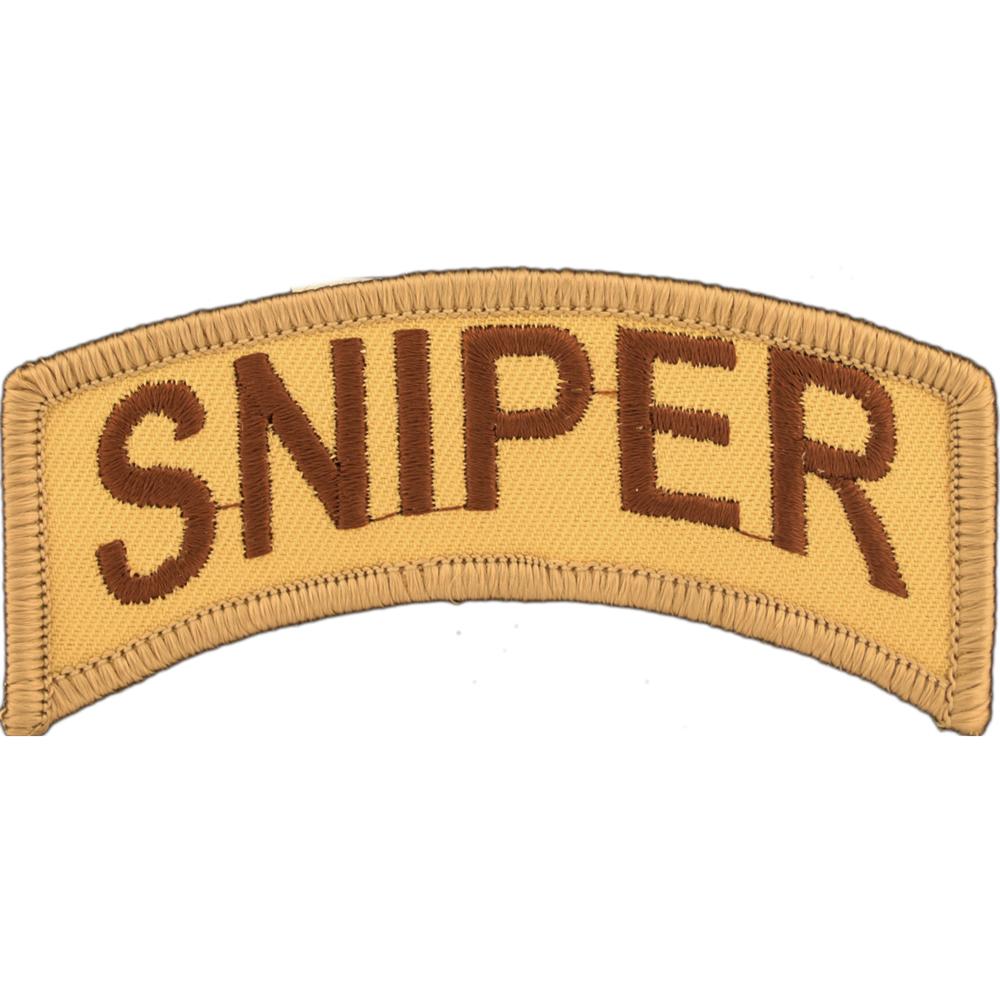 EagleEmblems PM0612 Patch-Army,TAB,Sniper (Desert) (4'' X 1.5'') | Michaels