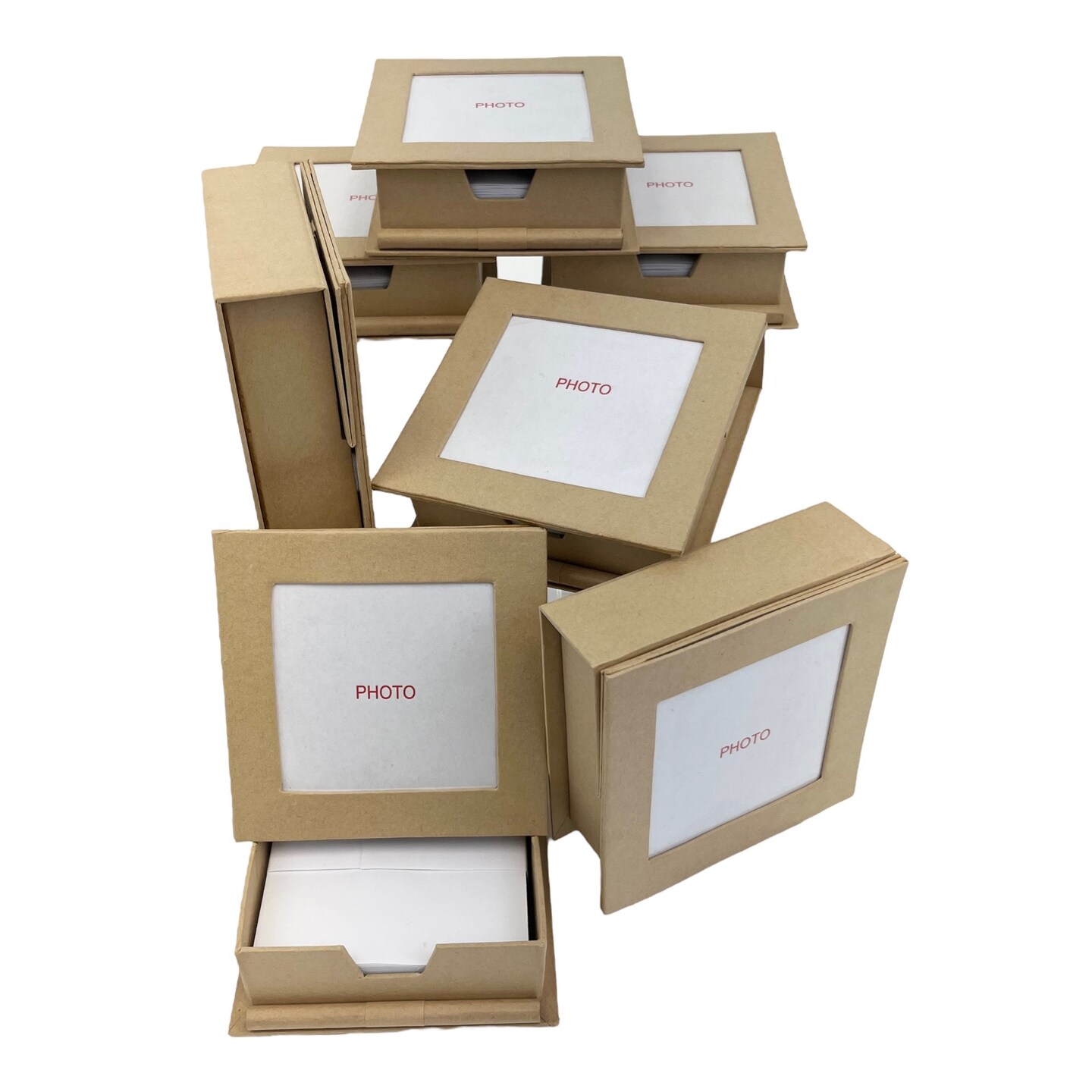 Value Pack of 36 Square Photo Box with Memo Pad | Michaels