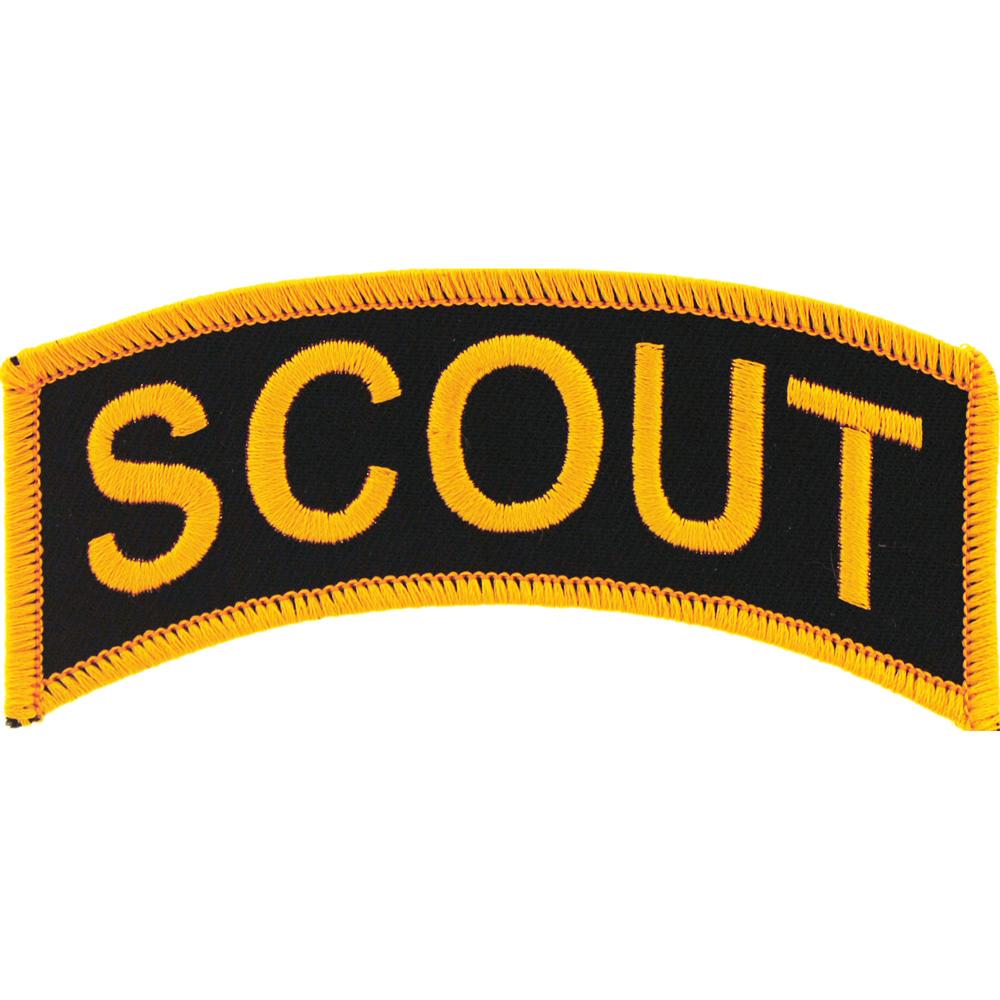 U.S. Army Scout Patch Black & Yellow 4" | Michaels