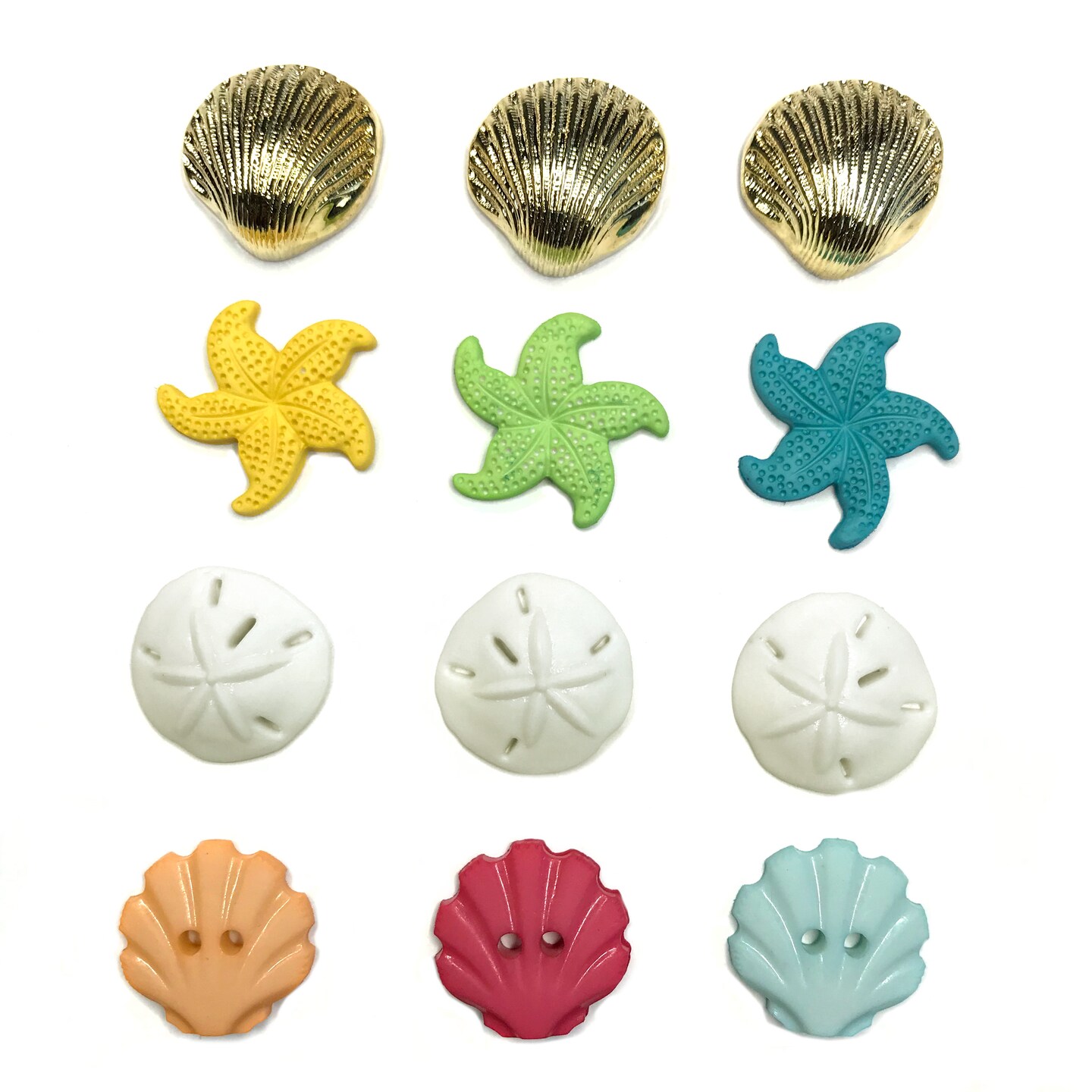 Buttons Galore and More Craft & Sewing Buttons - Beach Treasures - 36 ...