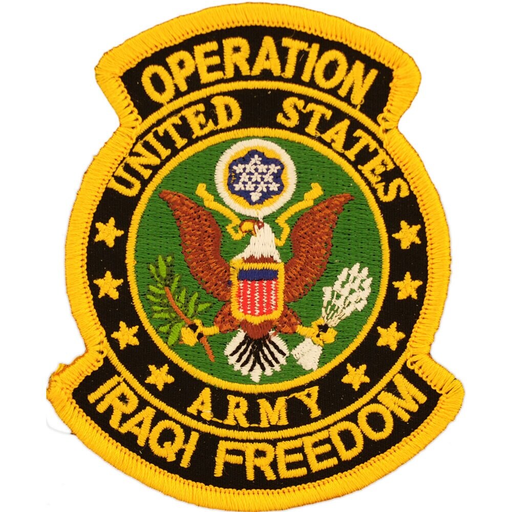 Eagle Emblems Patch-Operation Iraqi Freedom US Army (3-5/8") | Michaels