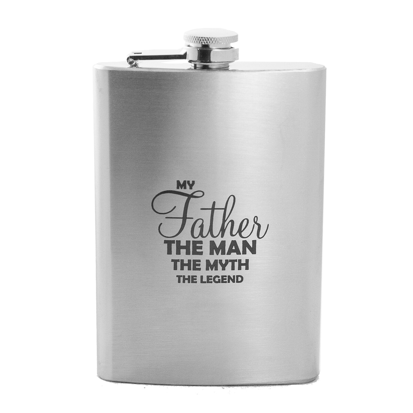 8oz My Father The Man The Myth The Legend Stainless Steel Flask | Michaels