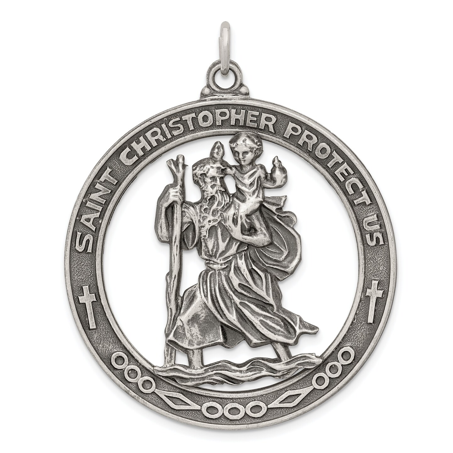 Sterling Silver Saint Christopher Medal | Michaels