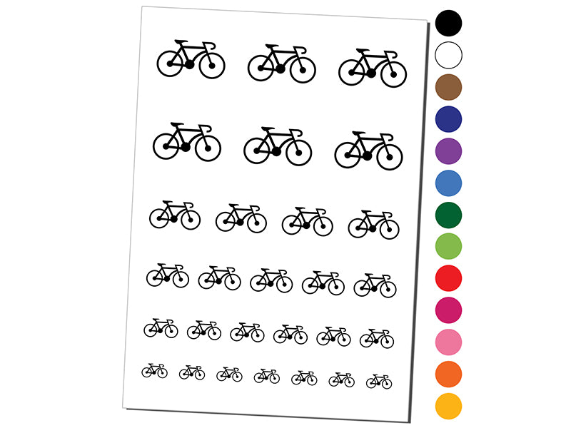 Racing Bike Bicycle Cyclist Cycling Temporary Tattoo Water Resistant ...