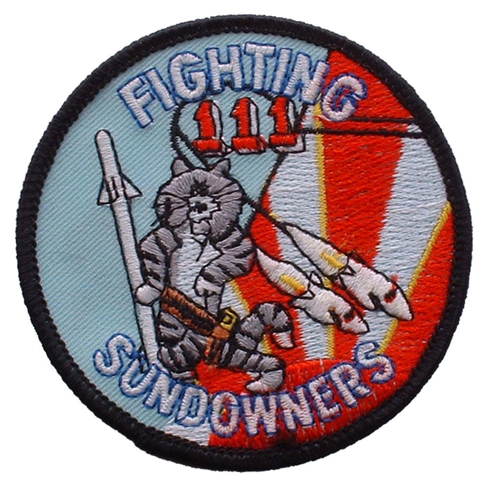 U.S. Navy 111 Fighting Sundowners Patch Red & White 3" | Michaels