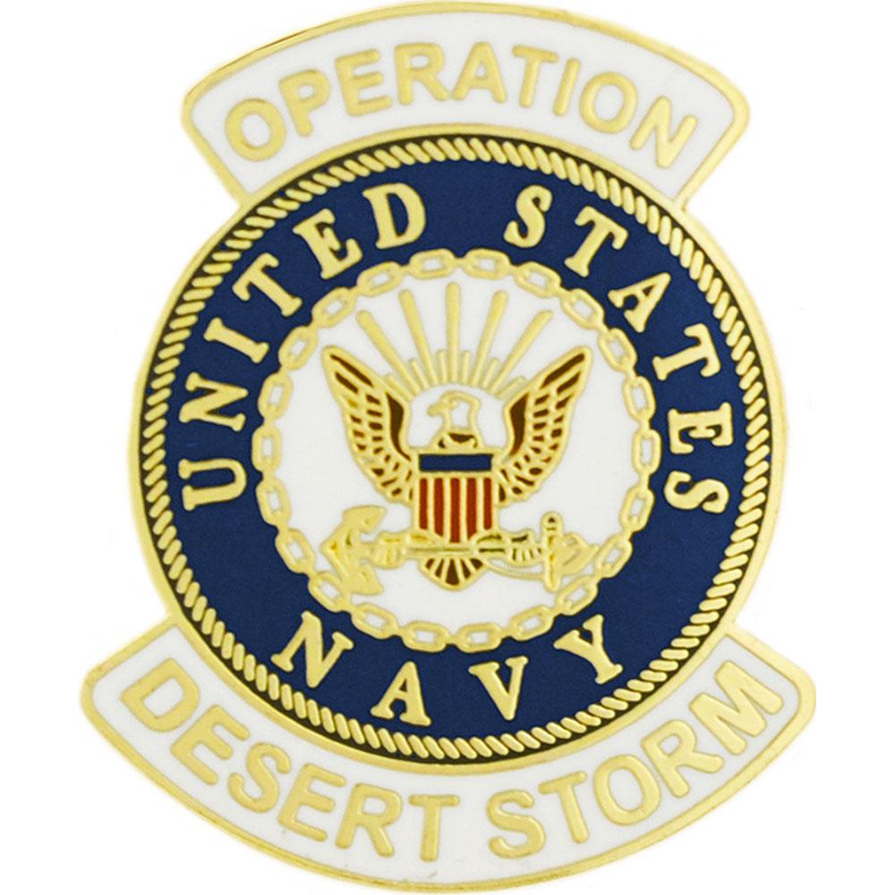 U.S Navy Operation Desert Storm Pin 1" | Michaels
