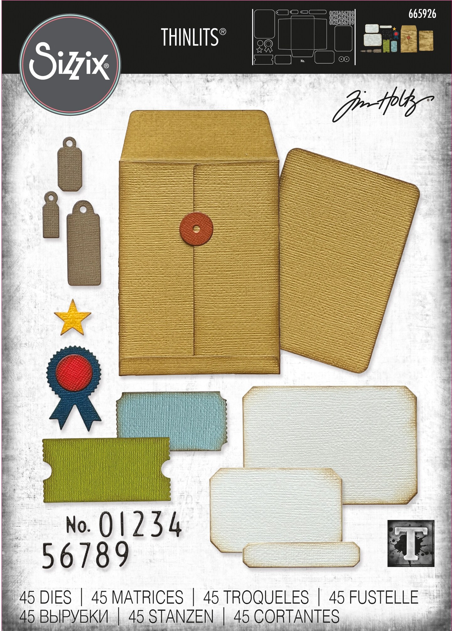 Sizzix Thinlits Dies By Tim Holtz 45/Pkg-Collector | Michaels