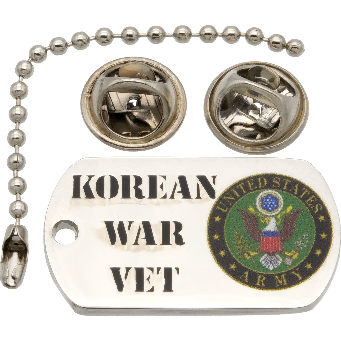 U.S. Army Logo Korean War Vet Dog Tag Pin 1" | Michaels