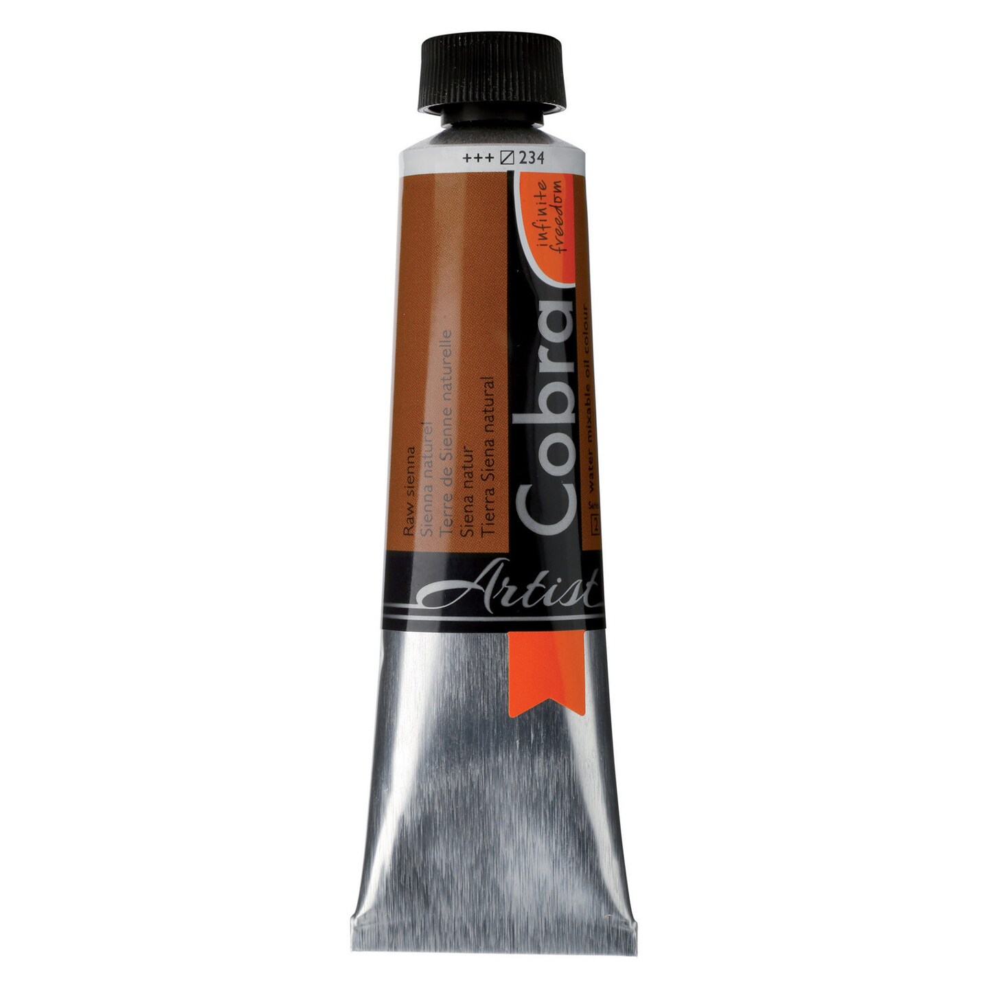 Royal Talens Cobra Artist Water Mixable Oil Color, 40ml, Raw Sienna ...