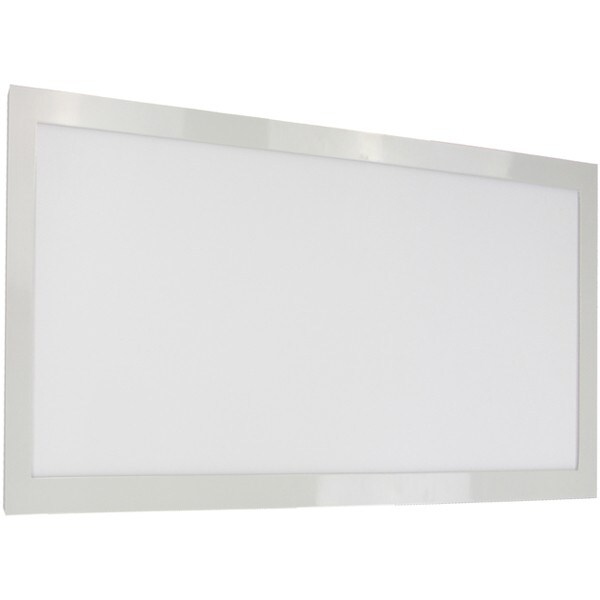 22W 12" x 24" Surface Mount LED Fixture 5000K White Finish 120/277V ...