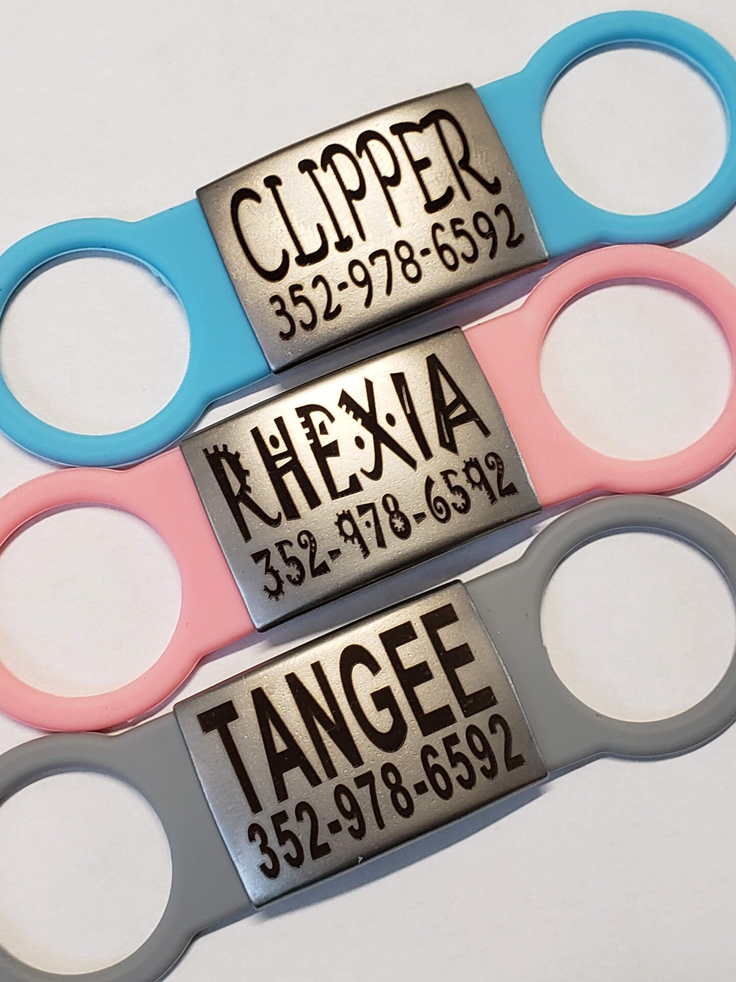 Silicone Stainless Steel Quiet Dog Tag | MakerPlace by Michaels