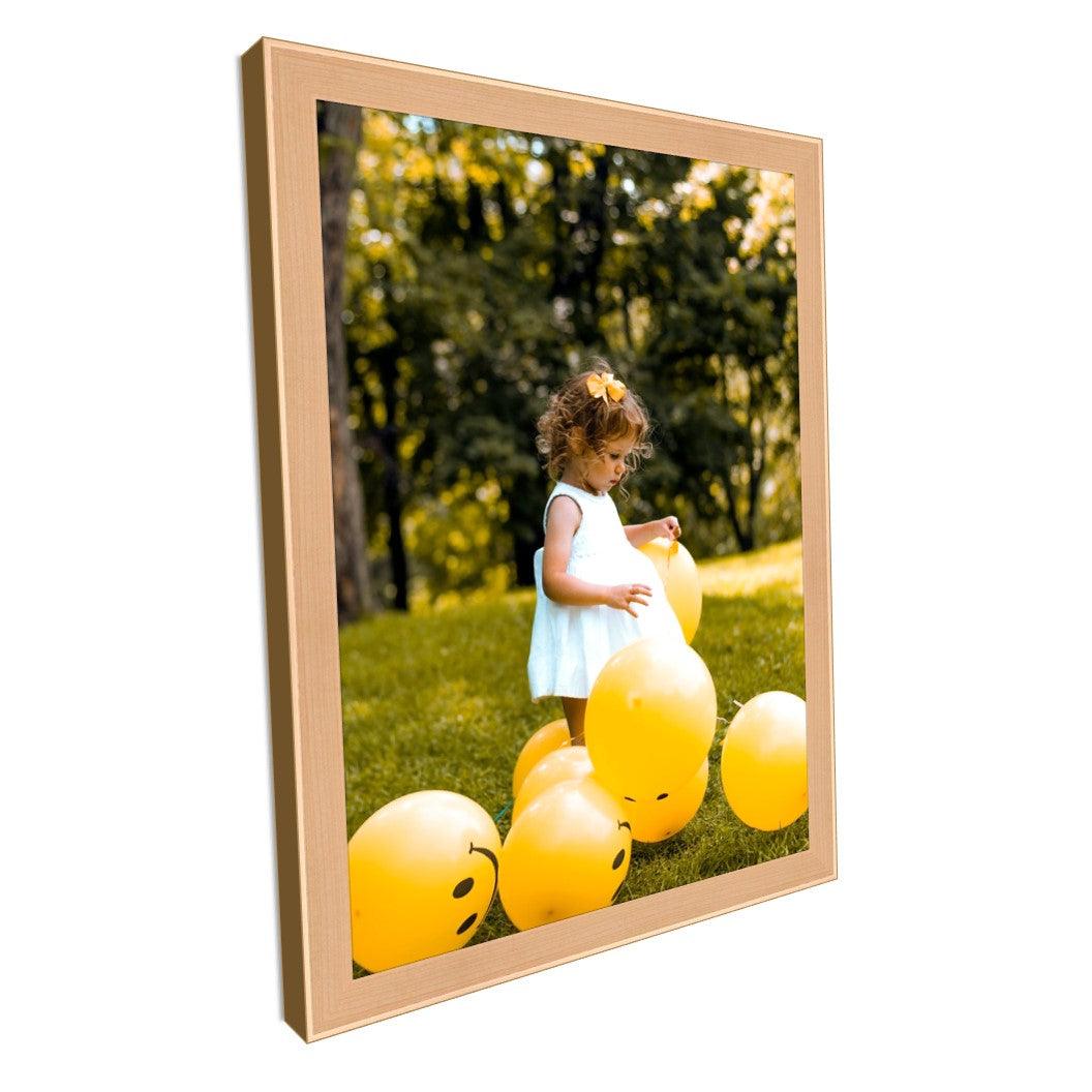 Modern Slim Natural Wood Picture Frame | Michaels