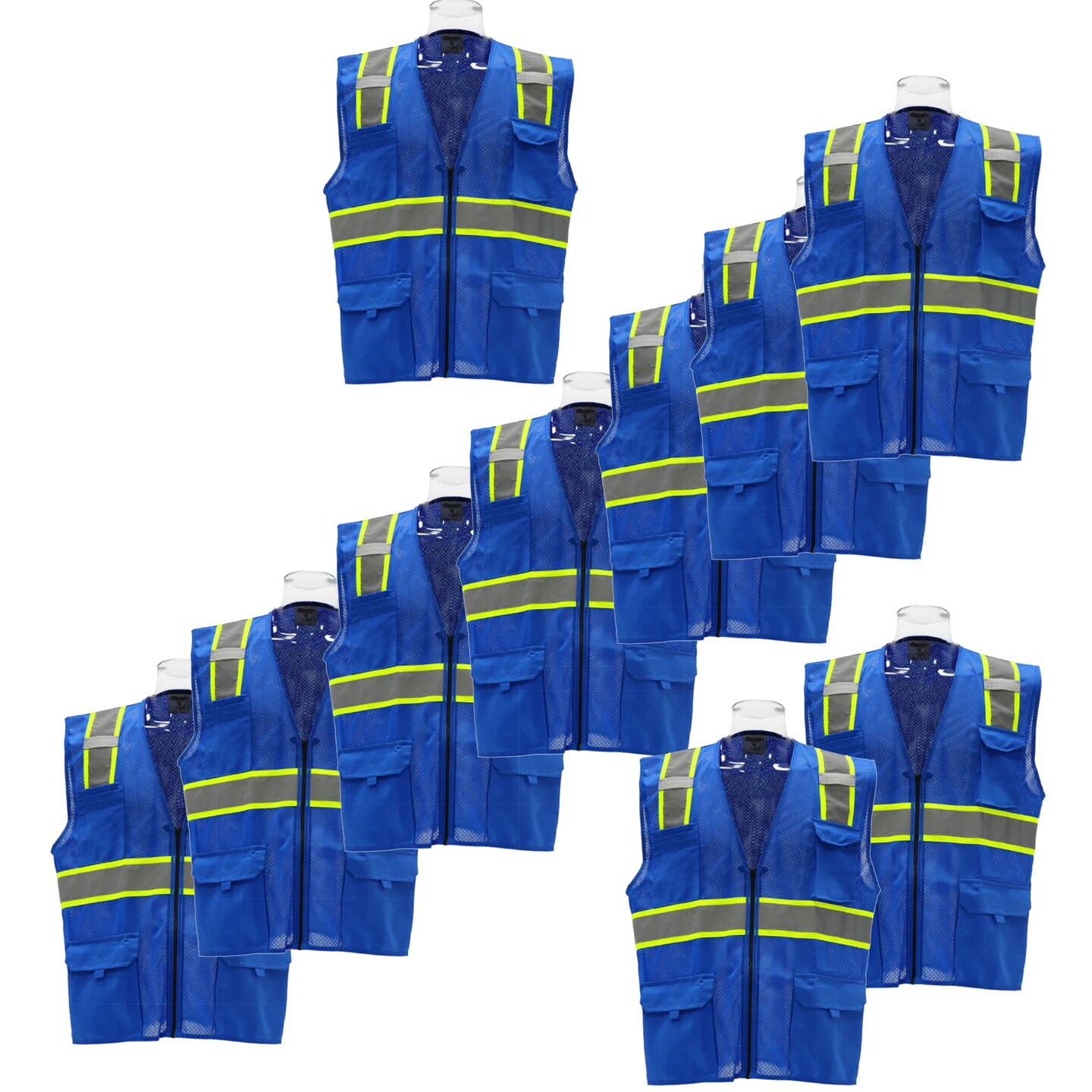 Multi Colors and Pocket Safety Vest | Utility, Work, and High ...