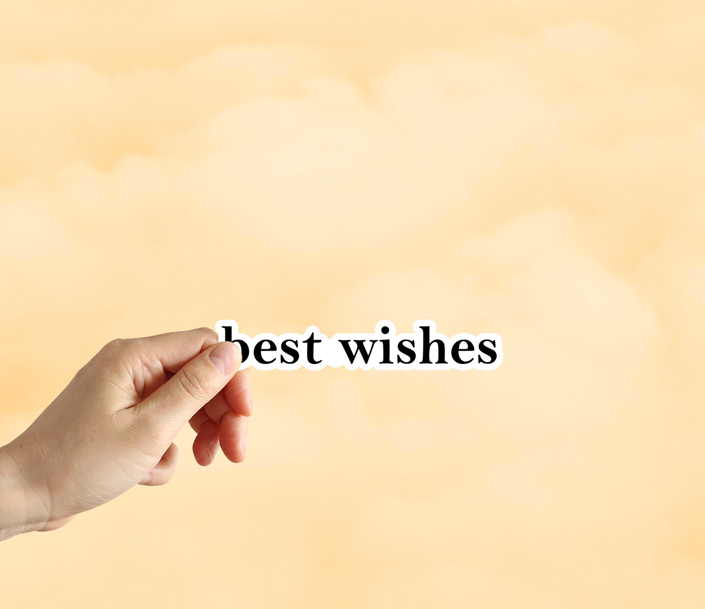 Best Wishes Sticker, Thankful Sticker, Cute Sticker, Water Bottle ...