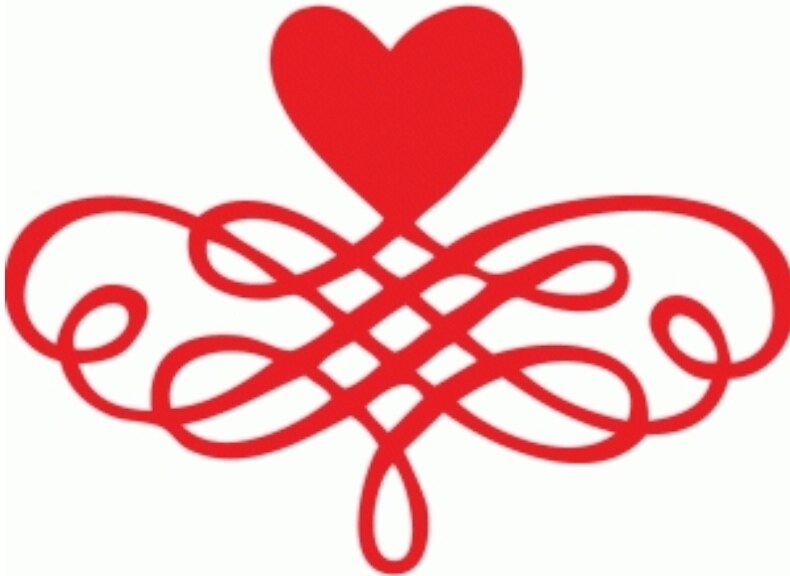 Heart scroll Vinyl Decal Sticker | MakerPlace by Michaels