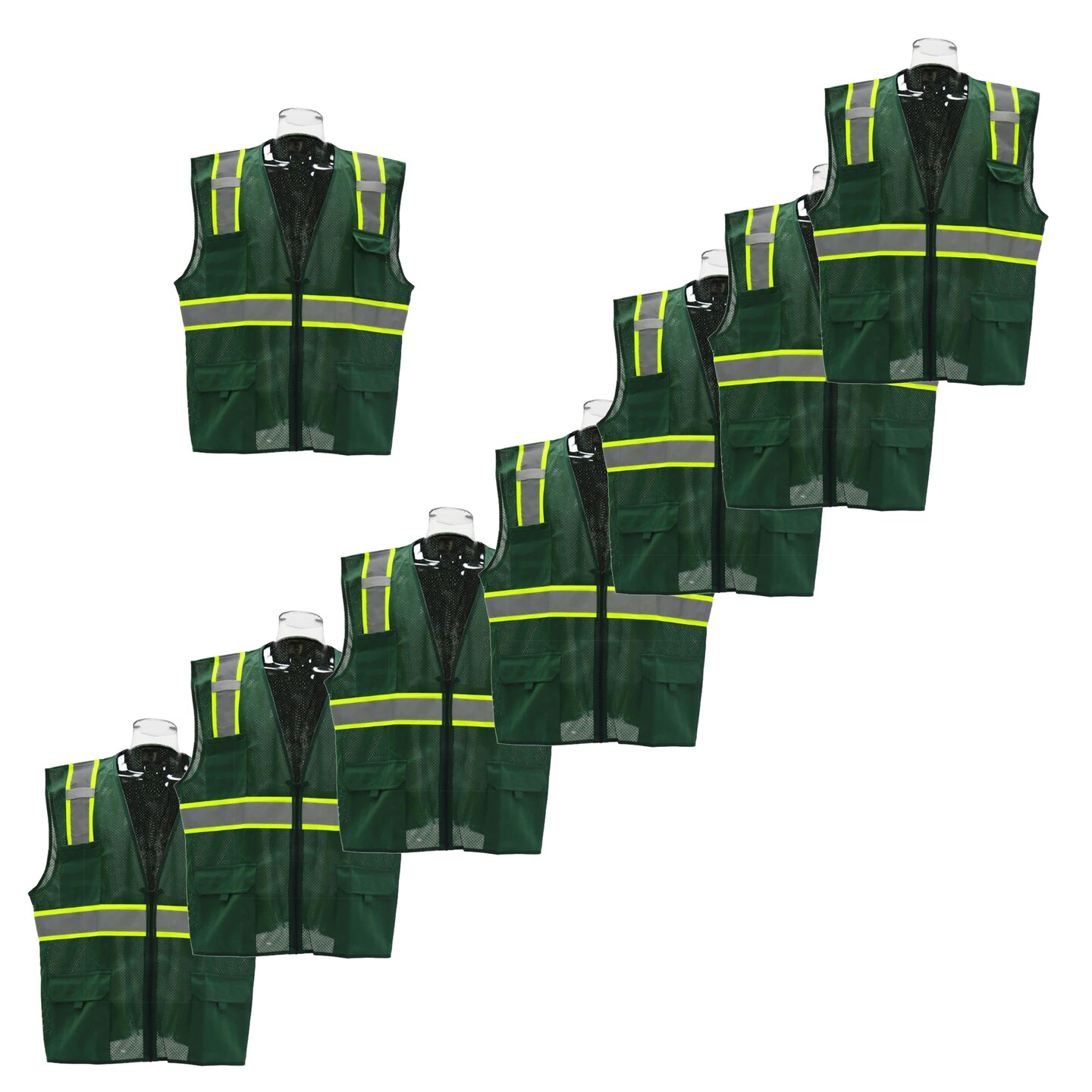 Multi Colors and Pocket Safety Vest | Utility, Work, and High ...