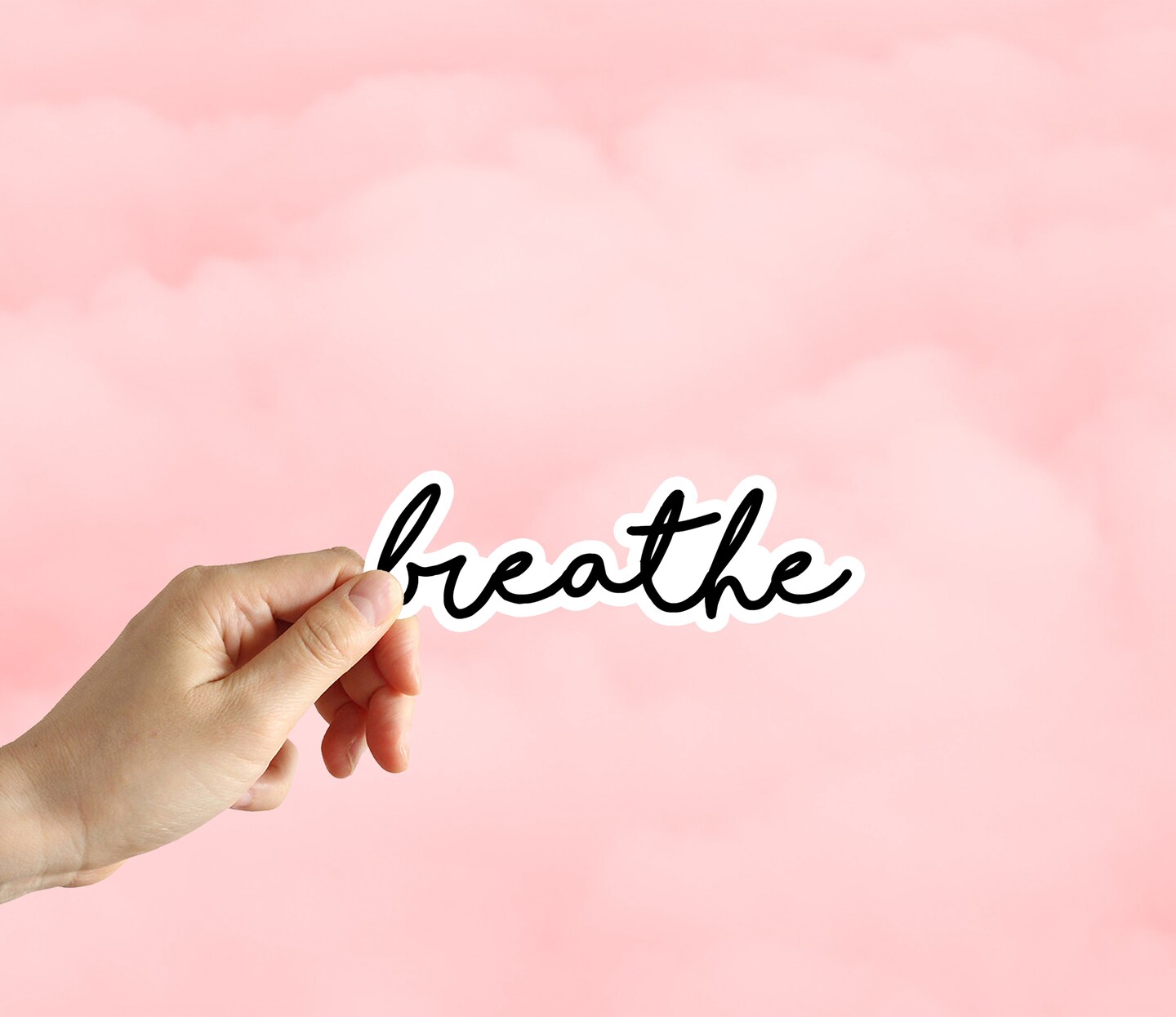 Breathe Sticker, Stressed Out Sticker, Funny Sticker, Water Bottle ...