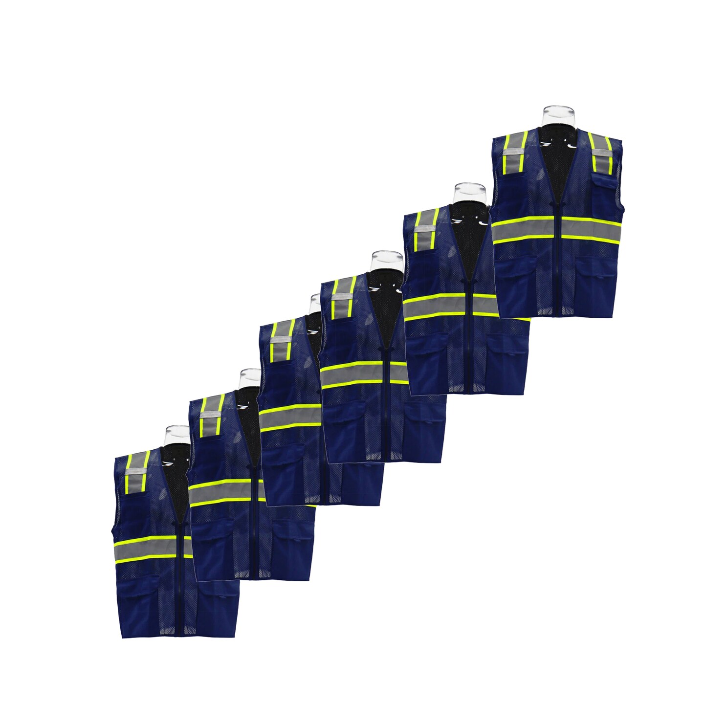 Multi Colors and Pocket Safety Vest | Utility, Work, and High-Visibility Vest | Reflective and ...