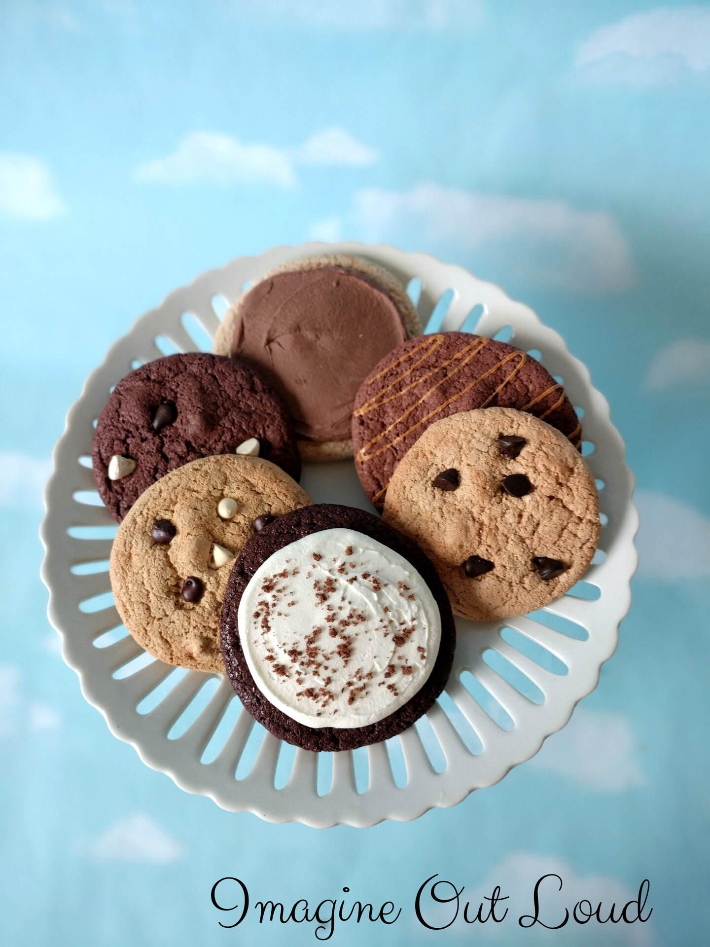 FAUX Gourmet Bakery Cookie Fake Food Prop Decoration Handmade Art SET C ...