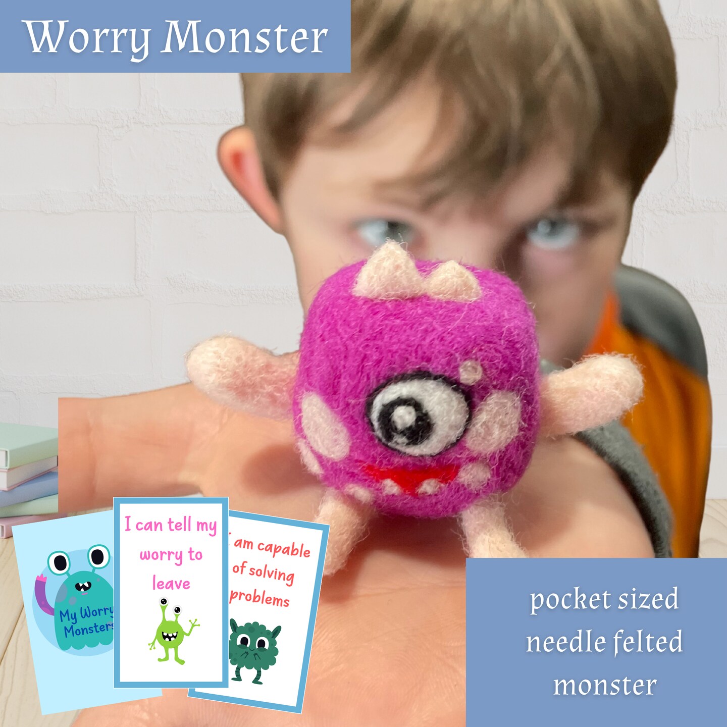 Worry Monster, Kids Anxiety help, Affirmations for kids, Coping skills ...