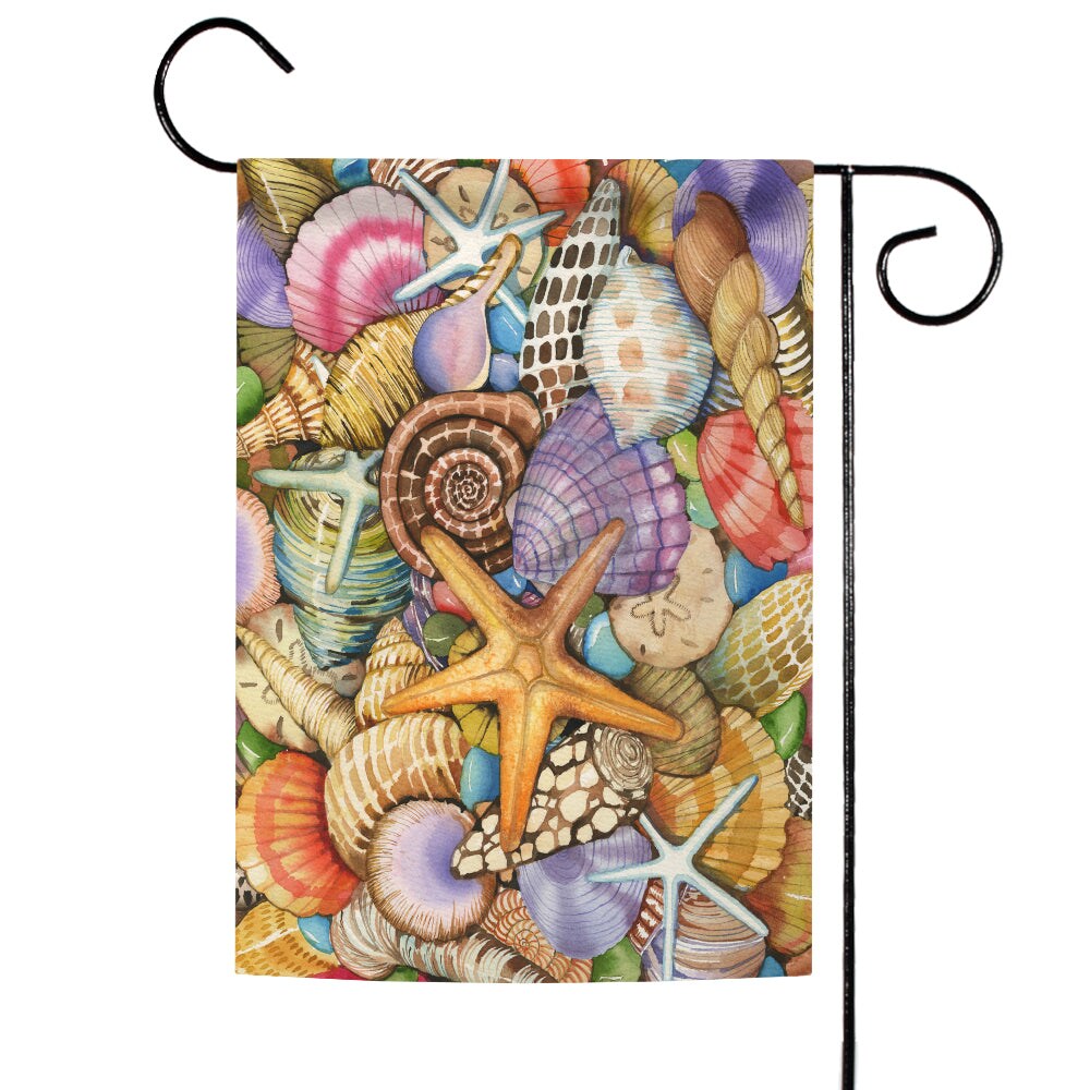 Shells Of The Sea Decorative Summer Flag | Michaels