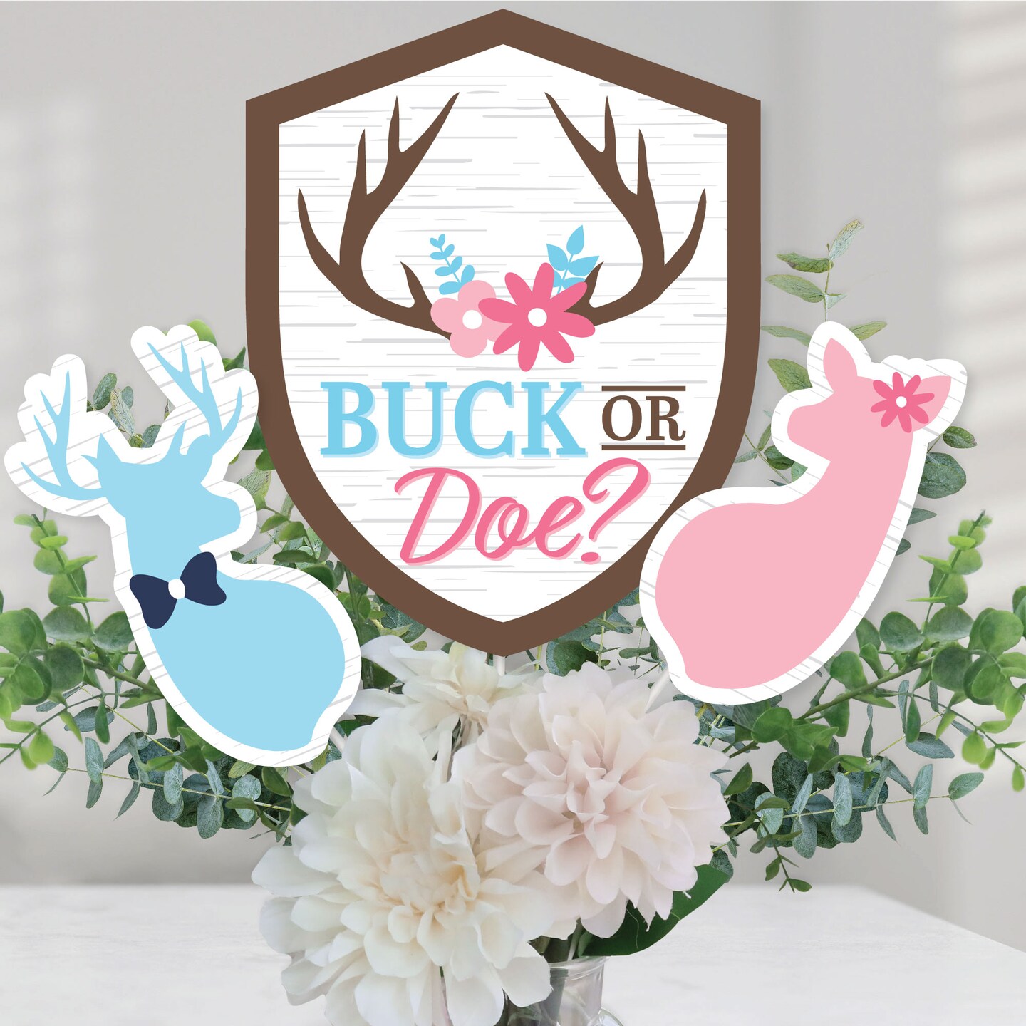Big Dot of Happiness Buck or Doe - Hunting Gender Reveal Party ...
