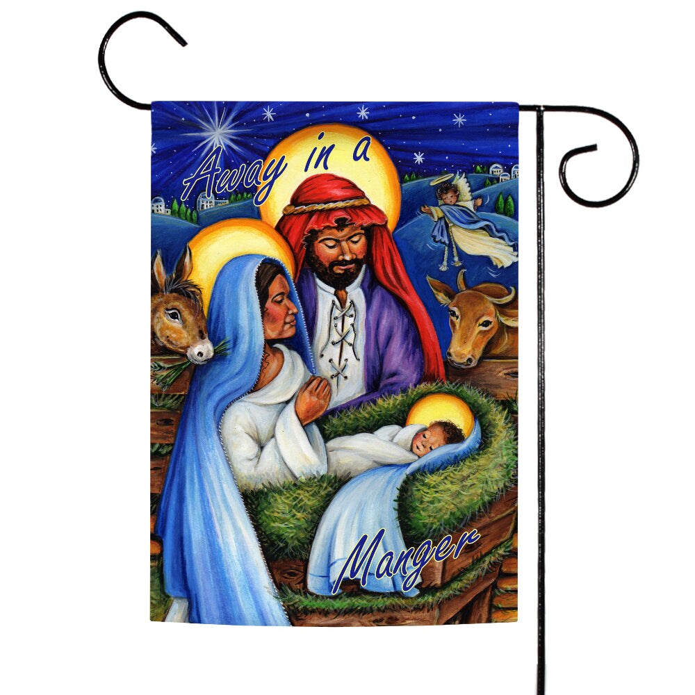 Away in a Manger Decorative Christmas Flag | Michaels